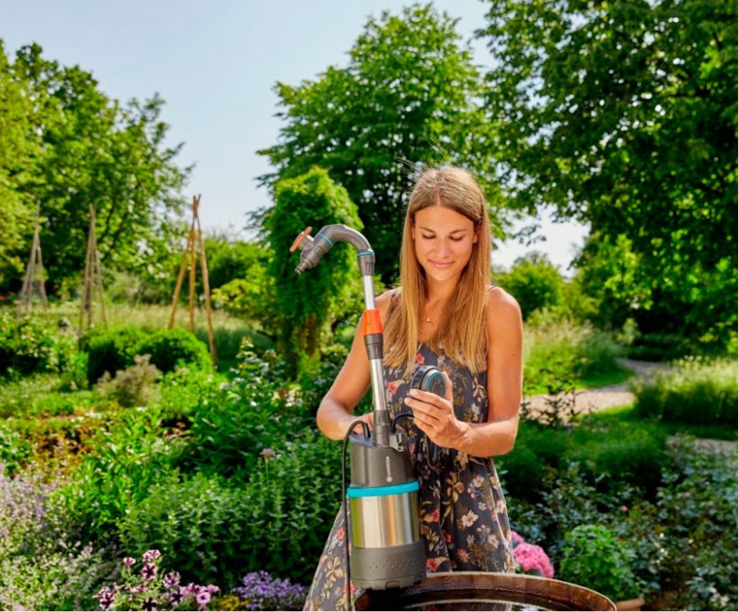 Обзор GARDENA 4700/2 INOX. Высокопроизводительный насос для дождевой воды